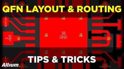 Qfn Layout And Routing Tips And Tricks Youtube