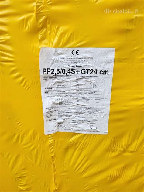 Ytong Forte Pp2 5 0 4s Gt24 Cm Blokeliai Skelbiu Lt