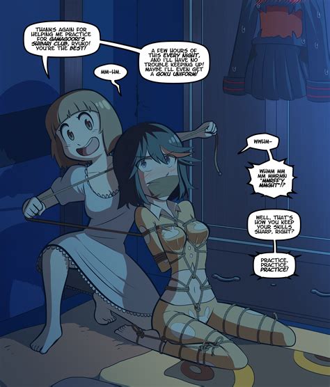 Rule 34 Bondage Crotch Rope Femdom Femsub Gag Gagged Kill La Kill