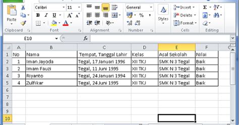 Tutorial Membuat Mail Merge Di Ms Word