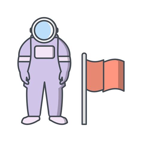 Man With Flag Vector Icon Vector Art At Vecteezy