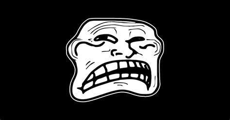 Funny Troll Face Meme Funny Troll Face Meme Sticker Teepublic