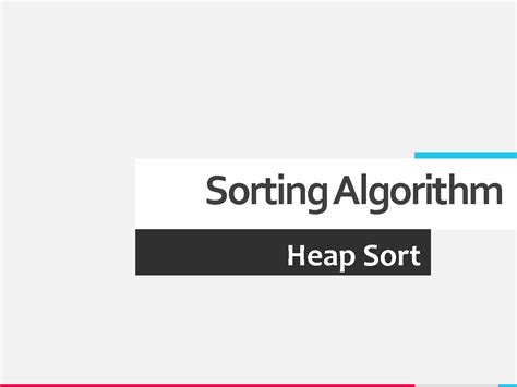 SOLUTION Heapsort Algorithm In Data Structure And Aalgorithem Studypool