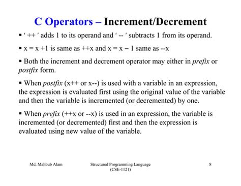 lecture03 c expressions and operators ppt