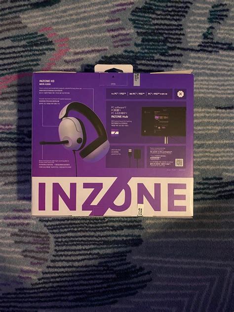 Sony Inzone H3 Wired Gaming Headset New And Sealed Audio Headphones