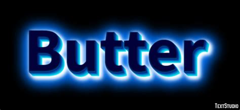 Butter | Text Effect Generator | TextStudio