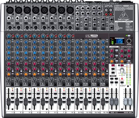 Микшерный пульт BEHRINGER XENYX X2222USB - купить в Москве и Санкт ...