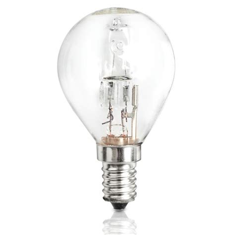 Bombilla Eco Halógena Matel Esférica Clara E14 28w Caja 10 Unidades