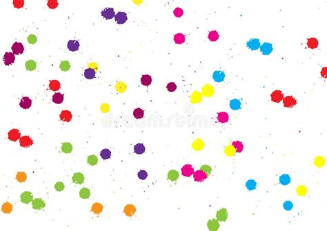Abstract Vector Splatter Color Background Illustration Vector Design Stock Vector