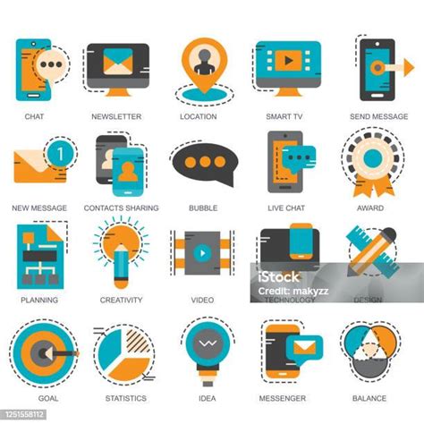 비즈니스 및 마케팅 프로그래밍 데이터 관리 인터넷 연결 소셜 네트워크 컴퓨팅 정보 플랫 벡터 일러스트레이션 0명에 대한 스톡