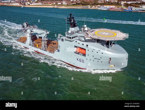 Rfa Proteus K60 Is A Multi Role Ocean Surveillance Ship Tasked With
