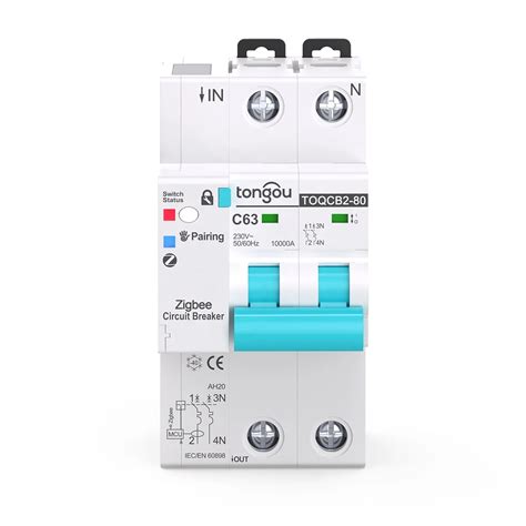 Api Tuya 2p Zigbee Smart Circuit Breaker Metering Smart Timer Remote