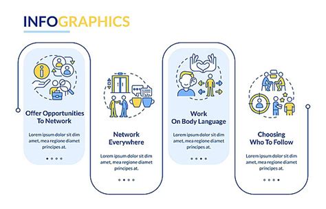 Networking For Introverts Rectangle Infographic Template Banner Template Contact Vector Banner
