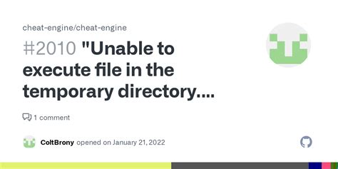 Unable To Execute File In The Temporary Directory Setup Aborted