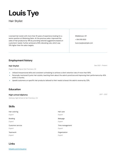 Skilled Trades Resume Templates To Land Your Next Job