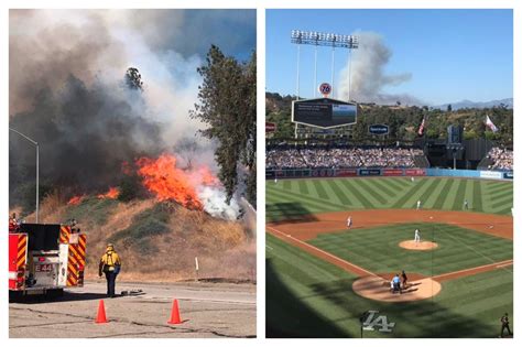 Big Fire Near Yankees Dodgers Game Was Started By Men Trying To Burn