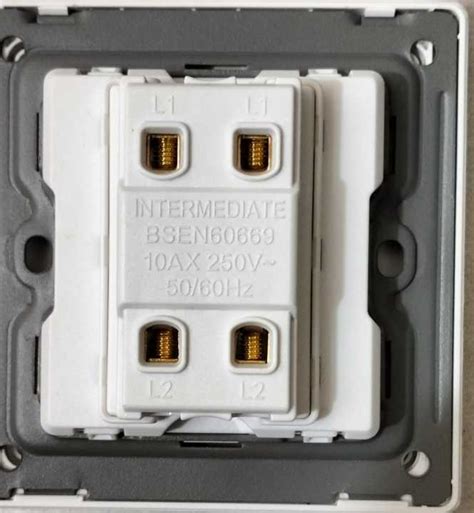 Home Safety । Intermediate Switch 10a Cross Functional Switch Daraz