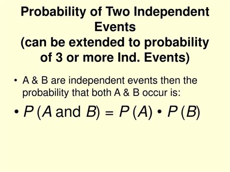 PPT Probability Of Independent And Dependent Events PowerPoint Presentation ID 691533