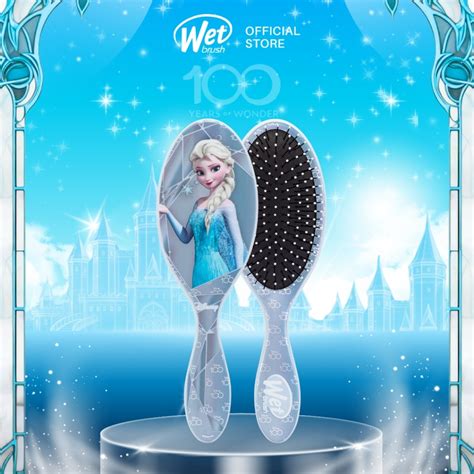 Jual The Wet Brush Disney 100 Years Elsa Shopee Indonesia