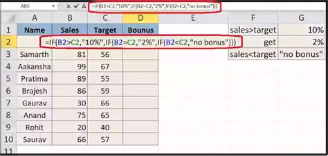 nested if function in excel in hindi newexcelworld