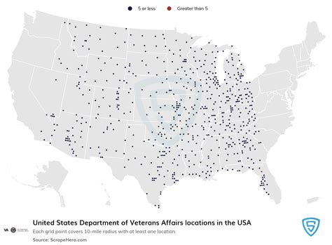 Number Of United States Department Of Veterans Affairs Locations In The