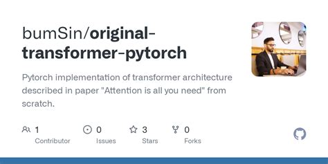 GitHub BumSin Original Transformer Pytorch Pytorch Implementation Of Transformer Architecture