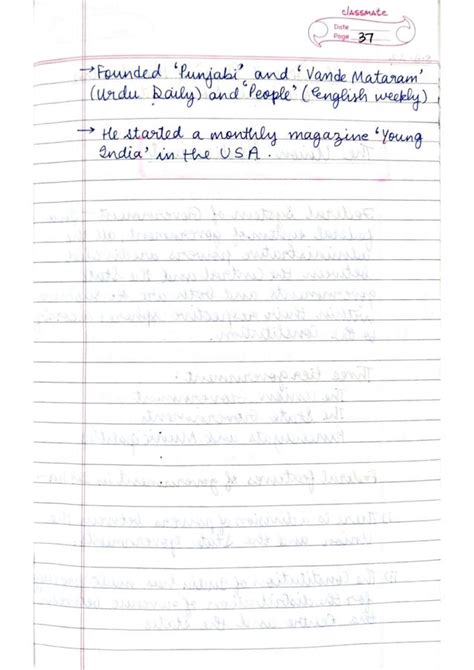 ICSE History And Civics Class X Handwritten Notes Pdf Education