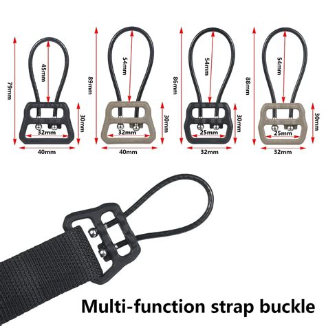 Tactical Gear Wire Loop Loop Sling Swivel Mount Hooks Connection Buckle