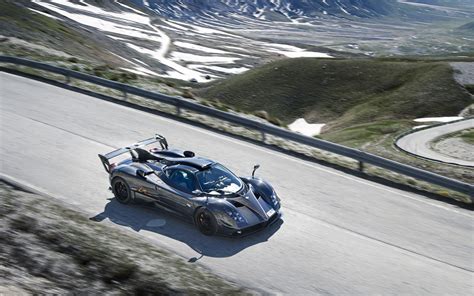 배경 화면 조감도 슈퍼카 스포츠카 파가니 존다 운전 고성능 차 Pagani Zonda R 초차 스크린 샷 육상 차량 자동차 디자인 자동차 경주