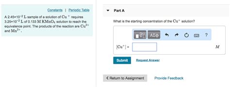 solved constants periodic table part a a 2 45x10 2l sample