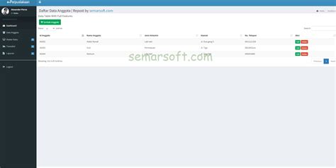 Download Aplikasi Web Perpustakaan Sekolah Codeigniter