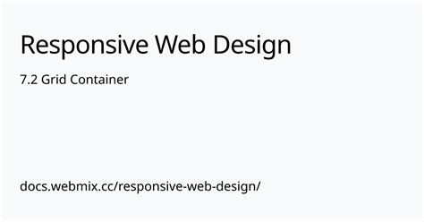 72 Grid Container Responsive Web Design