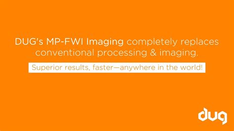 Dug Multi Parameter Fwi Imaging Goes Global Youtube