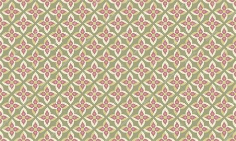 Muted Elegance Geometric Shapes Seamless Pattern For Wallpaper