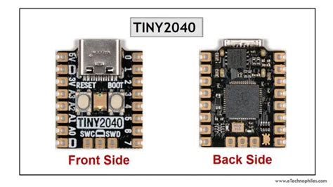 Tiny 2040 Pinout Specs Board Layout Better Than Rpi Pico