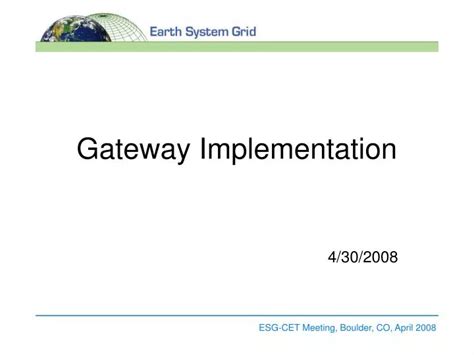 ppt gateway implementation powerpoint presentation free download