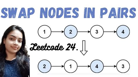 Leetcode 24 Swap Nodes In Pairs Swap Every Two Adjacent Nodes