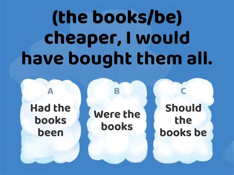 inversion in conditional sentences cuestionario