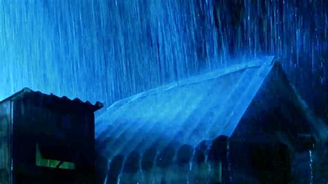 폭풍우가 치는 밤에 당신은 즉시 잠들 것입니다 폭우 강력한 천둥 및 바람 불기 휴식과 수면을 위한 2시간 Youtube