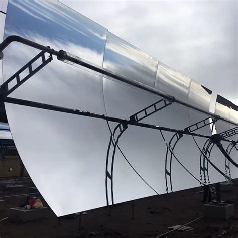 Csp Parabolic Trough Produce Water Vapor With Single Axis Solar Tracker In Textile Industry