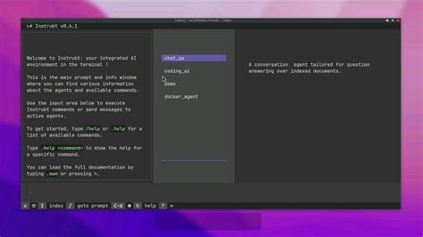 instrukt ai assistant in a modern terminal ui r commandline