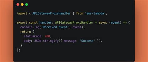Add Type Definitions To Your Lambda Functions DEV Community