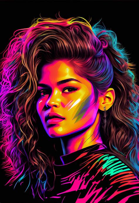 Zendaya Mixed Media By Sampad Art Fine Art America