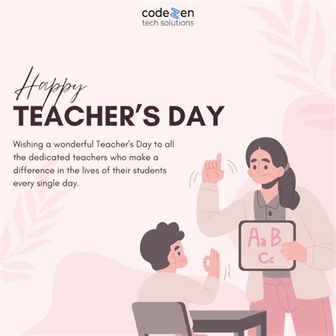 Codezen Tech Solutions On Linkedin Happyteachersday Teachers