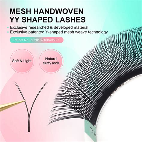Nagaraku 2d Y Yy Yyy Eyelash Extension Yy W Shape Eyelashes