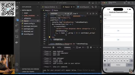 Programando Em React Native Carregar Dropdown Picker A Partir Do Sqlite Ao Vivo Live