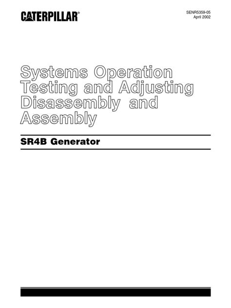 Generator Caterpillar Sr4b Pdf Rectifier Power Physics