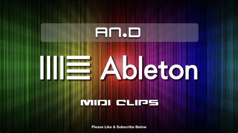Ableton Live Midi Clips Tutorial Youtube