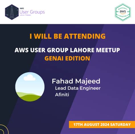 fahad majeed on linkedin aws awsusergroups awscommunity