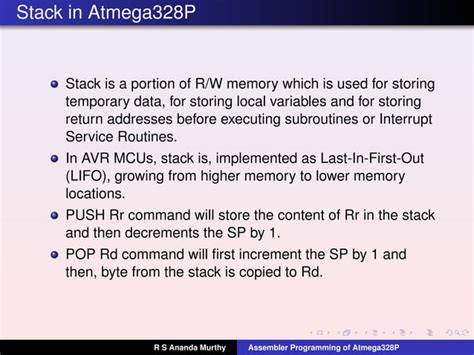 L11 Assembly Language Programming Of Atmega328 P Pdf Programming